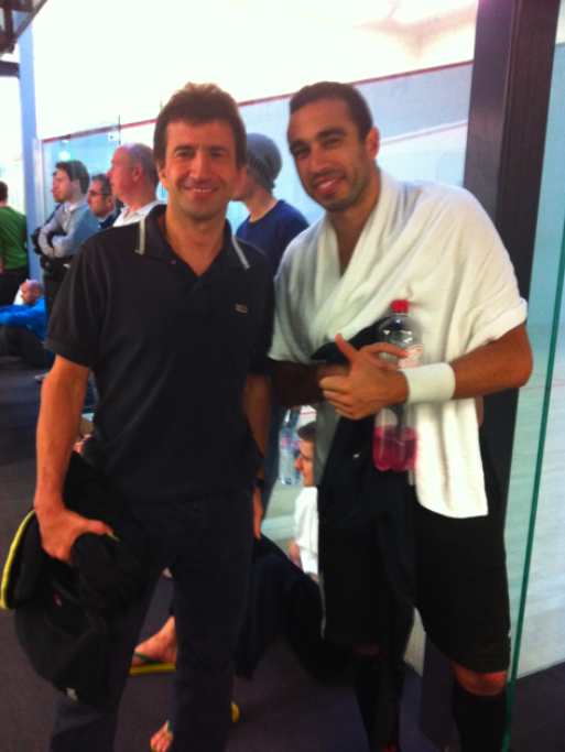 Chimo Marmaneu entrevista a un mago de la raqueta de squash, el egipcio ...